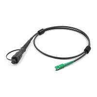 China MINI SC APC to SC APC Simplex Fiber Patch Cord 9/125 OS2 LSZH - 5.0mm Diameter, -40°C to +70°C Operating Range for sale