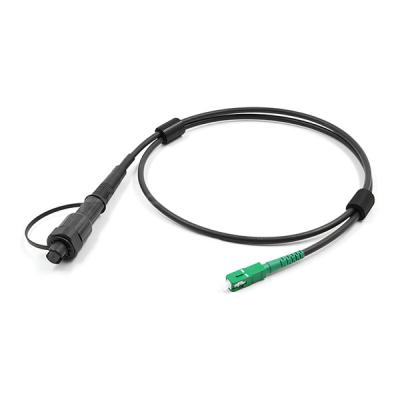 China MINI SC APC to SC APC Simplex Fiber Patch Cord 9/125 OS2 LSZH - 5.0mm Diameter, -40°C to +70°C Operating Range for sale