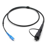 China MINI SC UPC To SC UPC Simplex Fiber Optic Patch Cables 9/125 OS2 LSZH Jacket for sale