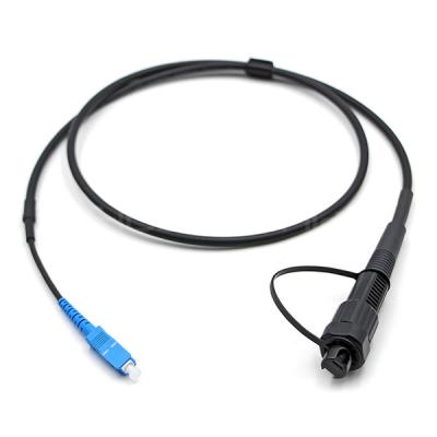China MINI SC UPC To SC UPC Simplex Fiber Optic Patch Cables 9/125 OS2 LSZH Jacket for sale