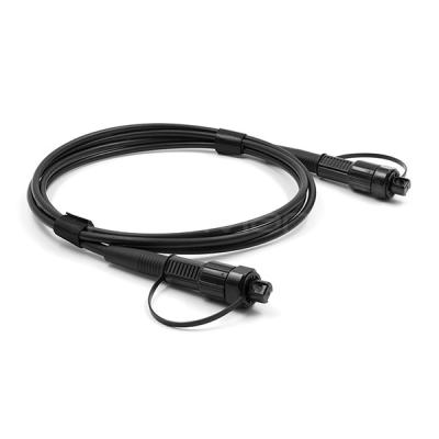 China MINI SC APC To MINI SC APC Simplex Fiber Patch Cord 9/125 OS2 LSZH Jacket for sale