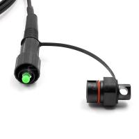 China MINI SC APC to MINI SC APC 2 Strand Fiber Optic Cable 9/125 OS2 LSZH Jacket IP67 for sale
