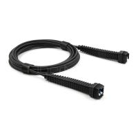 China NSN Boot LC UPC to LC UPC Duplex Fiber Patch Cord 9/125 OS2 LSZH 2.0mm for sale
