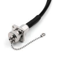 China FTTA Outdoor ODC Fiber Cable Socket to LC/UPC 4 Cores 9/125 OS2 LSZH Black Jacket for sale