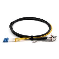 China IP67 Outdoor ODC to LC UPC Fiber Cable 4 Cores 9/125 OS2 G657A1 TPU Jacket 4.8mm -40°C to +70°C Temperature Range for sale