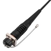 China ODC Socket to LC UPC 2-Core Fiber Cable 4.8mm G657A1 OS2 Single-Mode Outdoor TPU Jacket for sale