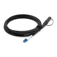 China Duplex OptiTap LC UPC Fiber Optic Cable 2 Cores 9/125 G.657.A1 LSZH Jacket with IP67 Waterproof Rating and 200/400N Tensile Strength for sale