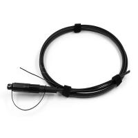 China OptiTap SC APC Toneable Flat Drop Cable 9/125 G.657.A1 PE Jacket with 5.0mm Diameter and IP67 Rating for sale