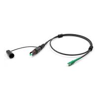 China IP67 SC APC to SC APC Single-Mode Fiber Optic Patch Cord 9/125 G.657.A1 LSZH 5.0mm Diameter for sale