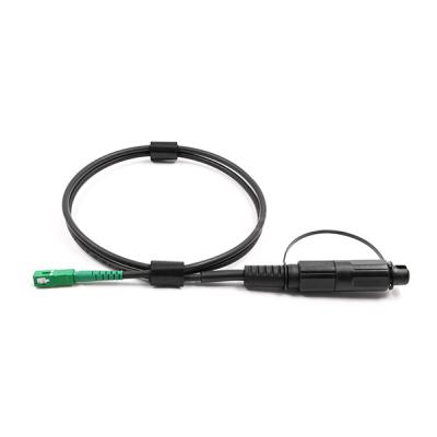 China IP67 SC APC to SC APC Single-Mode Fiber Optic Patch Cord 9/125 G.657.A1 LSZH 5.0mm Diameter for sale