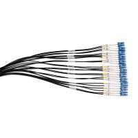 China FTTA OptiTap MPO to 12xLC UPC Duplex Fiber Patch Cable 9/125 G.657.A1 LSZH for sale