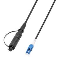China Outdoor OptiTap LC UPC to LC UPC Uniboot Patch Cord 2 Cores 9/125 G.657.A1 LSZH for sale