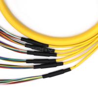 China SC UPC 72-Core Breakout Fiber Optic Cable Single Mode OS2 Yellow Jacket with 6 Bundles and 1000-Cycle Durability for sale