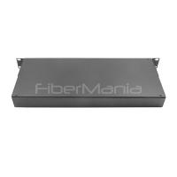 China 1U 19-Inch Rack Mount Optical PLC Splitter 1×4 SC APC with 1260-1650nm Wavelength and -40°C to 85°C Operating Temperature for sale