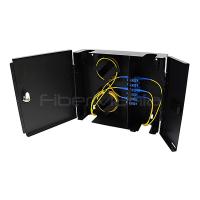 China LGX Compatible Wall Mount Fiber Enclosure 1U/2U/4U with Double Doors for 12-144 Core Fiber Capacity for sale
