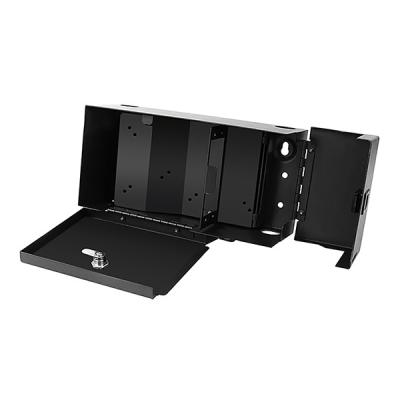 China Black Wall Mount Fiber Enclosure for 2 LGX Adapter Panels - 19