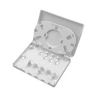 China 4-Port SC Simplex Fiber Optic Termination Box 150x110x30mm Wall Mount Indoor Use ABS+PC for sale