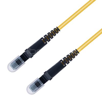 China MTRJ PC to MTRJ PC Single Mode OS2 Fiber Optic Patch Cable - 3.0mm Yellow, 10km/40km Transmission for sale