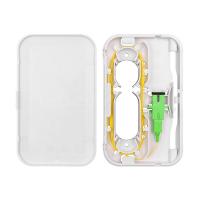 China 1 Port SC Simplex Fiber Optic Termination Box 150x90x18mm IP65 Rated for Indoor Network Use for sale