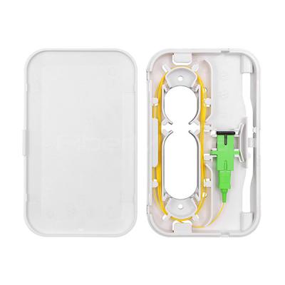 China 1 Port SC Simplex Fiber Optic Termination Box 150x90x18mm IP65 Rated for Indoor Network Use for sale
