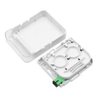 China IP65 1-Port SC APC Fiber Optic Termination Box 116x86x23mm Single Mode Plastic Housing for Indoor FTTX Networks for sale