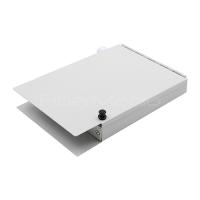 China 6 Port SC Simplex Fiber Termination Box Wall Mount Metal Housing 140x130x36mm for FTTH Networks for sale