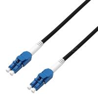 China Uniboot Fiber Optic Patch Cable Single Mode OS2 LSZH 4.8mm Black for sale