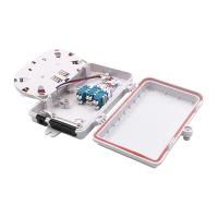 China 12 Core Fiber Optic Termination Box with 6xLC Duplex Adapter 210x140x40mm for FTTH Networks for sale