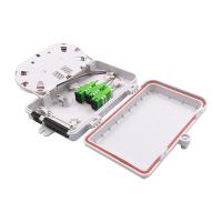 China 6 Port Fiber Termination Box 210x140x40mm with SC Adapters for CATV and FTTH Networks for sale