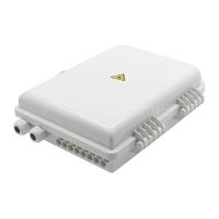China 16 Port SC Simplex Fiber Optic Termination Box Wall Mount 215x205x55mm IP55 Outdoor Plastic Housing for sale