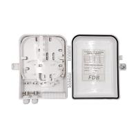 China 16 Port SC Simplex Fiber Optic Termination Box Wall Mount 215x205x55mm IP55 Outdoor Plastic Housing for sale