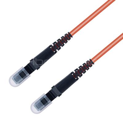 China MTRJ to MTRJ Duplex Fiber Optic Patch Cable 62.5/125 OM1 Multimode OFNR 3.0mm Orange for sale