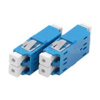 China LC to LC Duplex OS2 Single Mode Plastic Fiber Optic Adapter -40°C to +75°C Operating Temperature 500 Cycles for sale