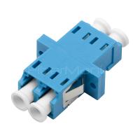 China LC UPC to LC UPC Single Mode Duplex Fiber Optic Adapter -40°C to +75°C Operating Temperature 500 Mating Cycles for sale