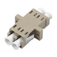 China LC UPC to LC UPC Multimode Duplex Fiber Optic Adapter -40°C to +75°C Operating Temperature with 500 Mating Cycles for sale