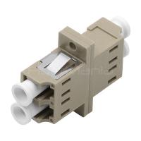 China LC UPC to LC UPC Multimode Duplex Fiber Optic Adapter -40°C to +75°C Operating Temperature with 500 Mating Cycles for sale