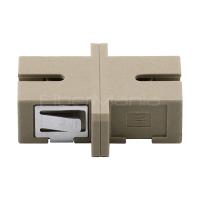 China SC to SC Multimode Simplex Plastic Fiber Optic Adapter -40°C to +75°C Operating Temperature 500 Mating Cycles for sale