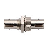 China ST To ST Single Mode Simplex Metal Fiber Optic Adapter/Coupler With Yellow Cap for sale