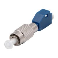 China FC Male to LC Female Single Mode Simplex Fiber Optic Adapter Coupler Blue 500 Mating Cycles for sale