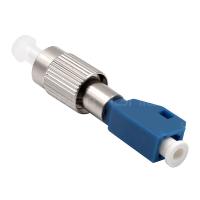 China FC Male to LC Female Single Mode Simplex Fiber Optic Adapter Coupler Blue 500 Mating Cycles for sale