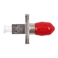 China LC Female to ST Female Single Mode Simplex Metal Fiber Optic Adapter Coupler without Flange for sale