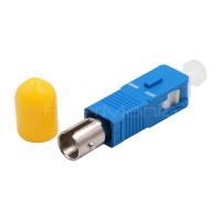 China ST Female to SC Male Single Mode Simplex Fiber Optic Adapter Coupler 500 Mating Cycles for sale