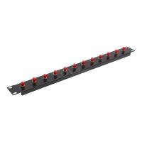China 1U 19 Inch ST Adapter Panel 12 Ports with 72 LC Terminations and -40°C to +75°C Operating Range for sale