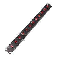 China 1U 19 Inch ST Adapter Panel 12 Ports with 72 LC Terminations and -40°C to +75°C Operating Range for sale