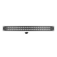 China 1U 19-Inch Fiber Optic Adapter Panel - 24 Ports SC/LC Type for Rack Mount Enclosures for sale