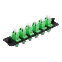 China 6 Port LC Fiber Patch Panel with 6 LC Duplex Adapters -40°C to +75°C Operating Temperature for sale