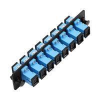China 8-Port SC Fiber Optic Patch Panel with LGX Compatibility - 13.03cm x 2.92cm Dimensions for Data Center Networks for sale