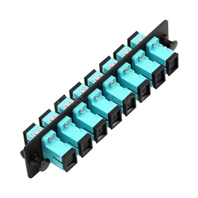 China 8-Port SC Fiber Optic Patch Panel with LGX Compatibility - 13.03cm x 2.92cm Dimensions for Data Center Networks for sale