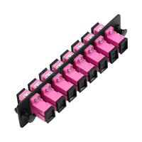 China 8-Port SC Fiber Optic Patch Panel with LGX Compatibility - 13.03cm x 2.92cm Dimensions for Data Center Networks for sale