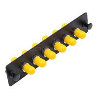 China 6 Port LGX Fiber Optic Adapter Panel with ST Connectors -40°C to +75°C Operating Temperature for sale